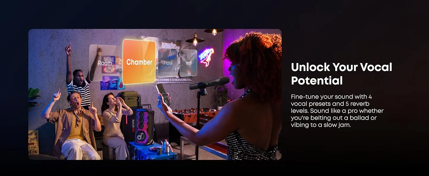 Anker Soundcore Rave 3S Portable Bluetooth Speaker with 2 Mic